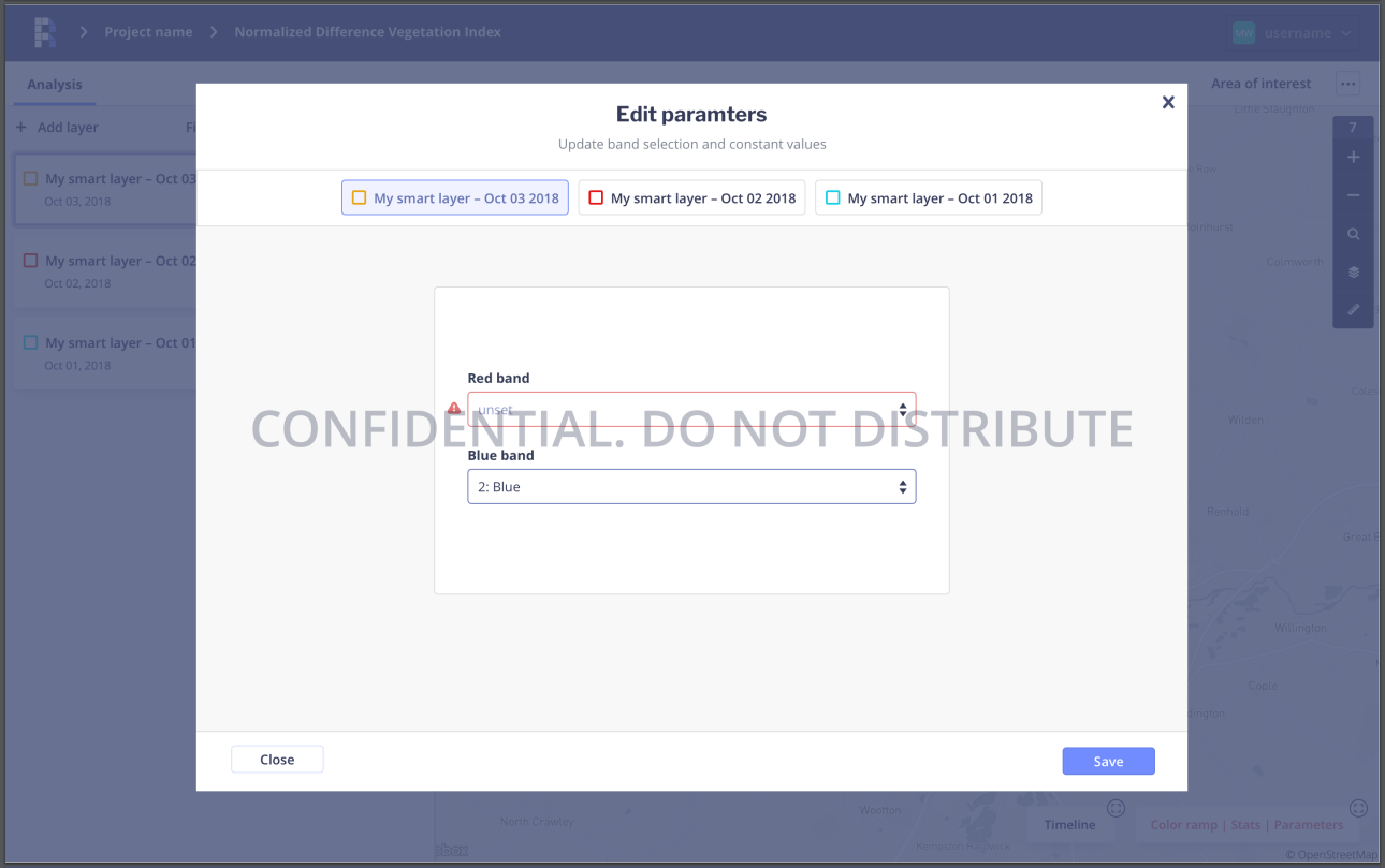Add Project Layer Analysis Edit Modals · Issue #4540 · raster-foundry/raster-foundry · GitHub
