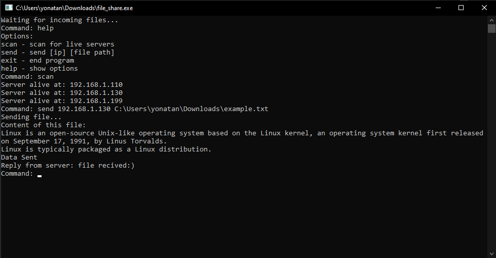 GitHub - yonatan-birman/FileShare: Share files in your local network