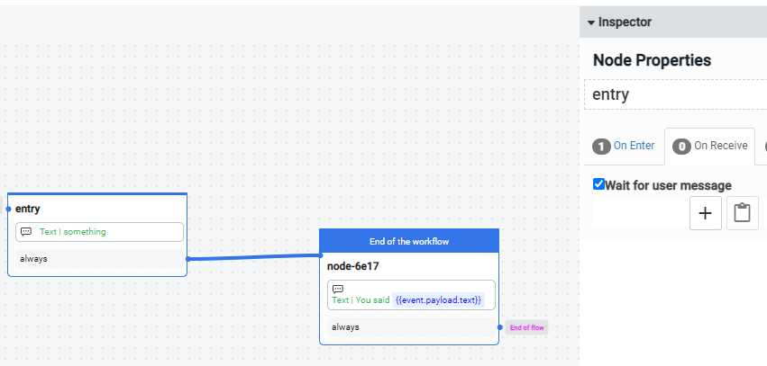 [Bug] "Wait for user input" is not stable · Issue #101 · botpress/studio · GitHub