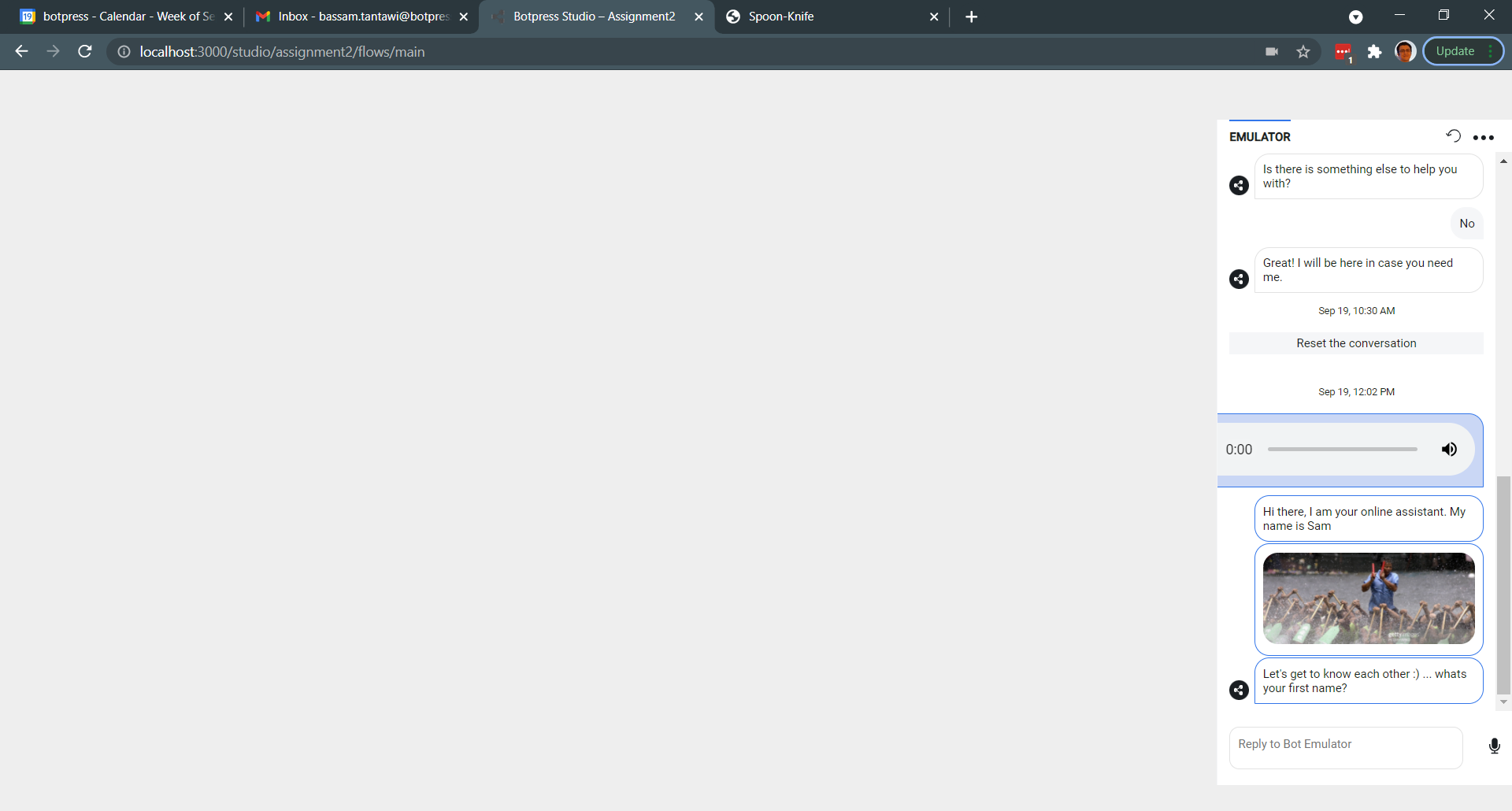 [BUG] Voice-Content Type in Emulator · Issue #1481 · botpress/v12 · GitHub