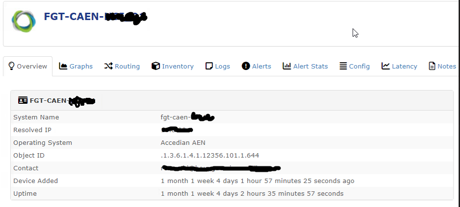 Librenms Does Not Recognize Fgt 60f As Such Because It Has Aen In Its Sysname · Issue 15476