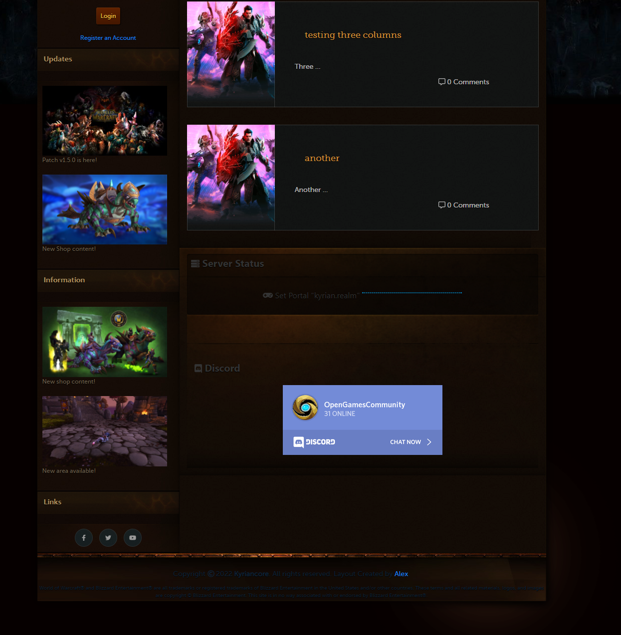 GitHub - Open-Games-Community/BlizzCMS-Formorgar-Mines: BlizzCMS Formorgar Mines