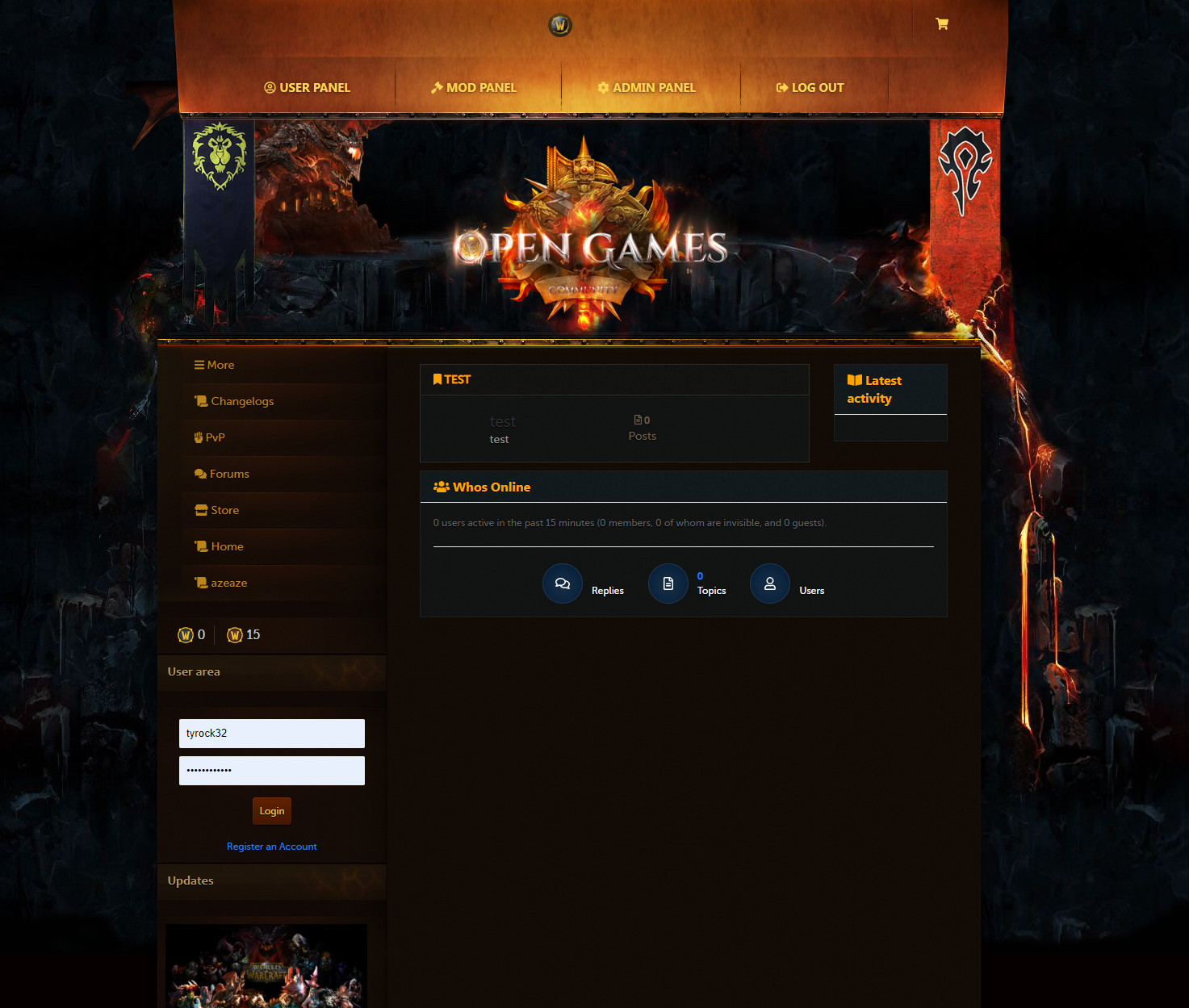 GitHub - Open-Games-Community/BlizzCMS-Formorgar-Mines: BlizzCMS Formorgar Mines