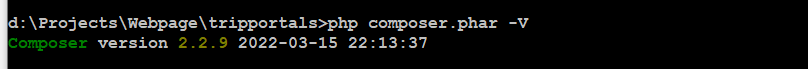 Artisan About No Composer Version Displayed When Using Composerphar