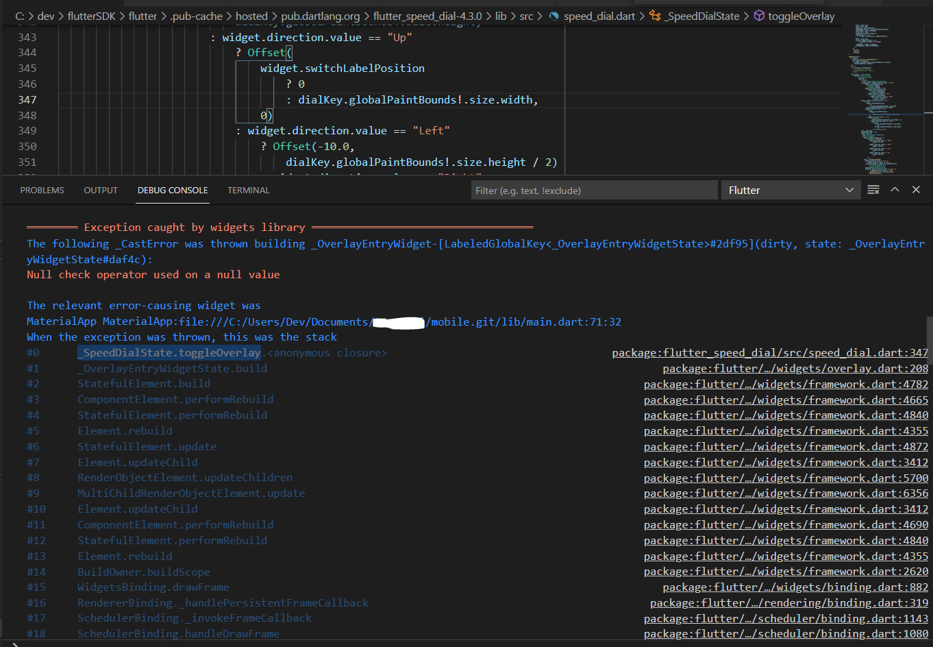 Flutter 2 5 Null Check Operator Used On A Null Value On