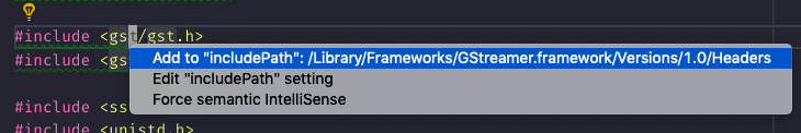 Mac Frameworks Issue With Gstreamer · Issue 2917 · Microsoftvscode Cpptools · Github