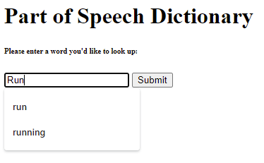 GitHub - lwu123/Text-Mining-Project: Part of Speech Identifier