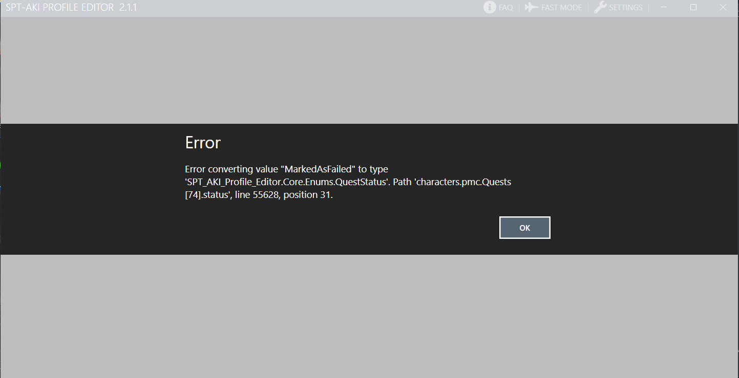 Unable to edit profile · Issue #17 · SkiTles55/SPT-AKI-Profile-Editor · GitHub