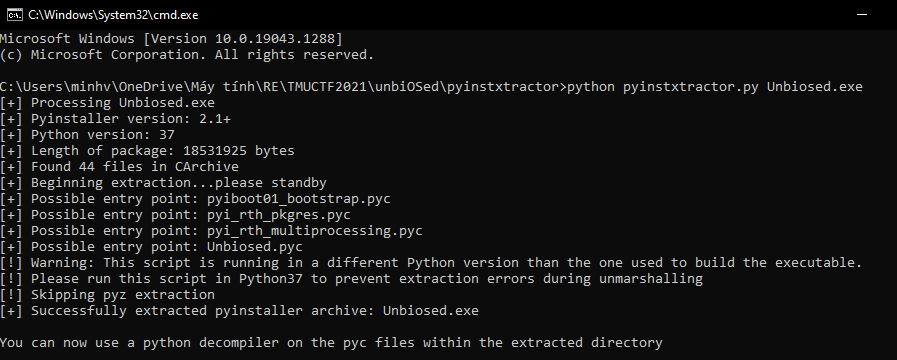 Github Tranvanminhvuong Tmuctf 2021