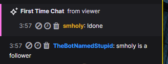 [Bug] Follow Check under Restrictions commands · Issue #1799 · crowbartools/Firebot · GitHub