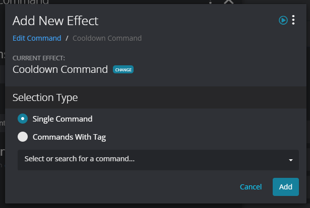 fix: cooldown command effect #1940 by CKY- · Pull Request #1983 · crowbartools/Firebot · GitHub