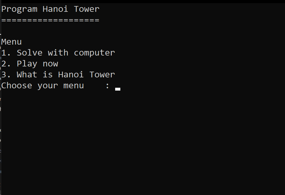 Github Haikalehanoi Tower Visualization Algorithm Hanoi Tower With Visualization Implement