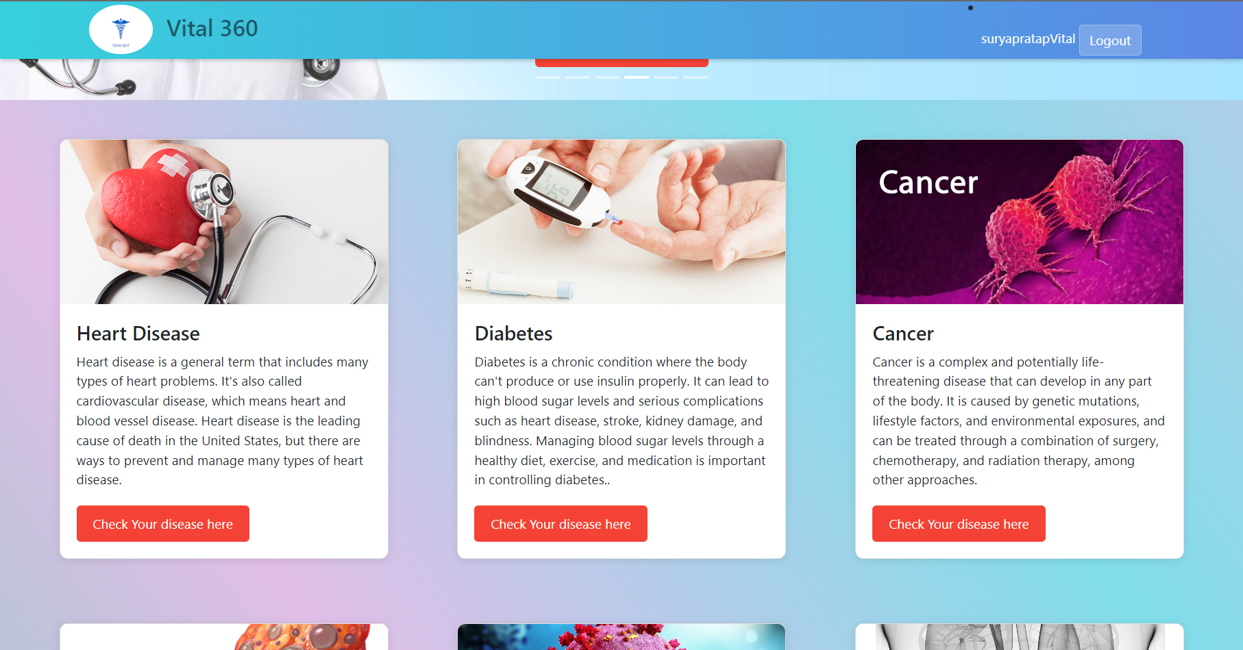 GitHub - SuryaPratap2542/Vital-360: A disease prediction website built ...