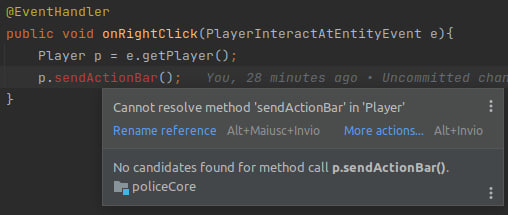 Methods inherited from Audience in Player class aren't detected · Issue #9549 · PaperMC/Paper ...