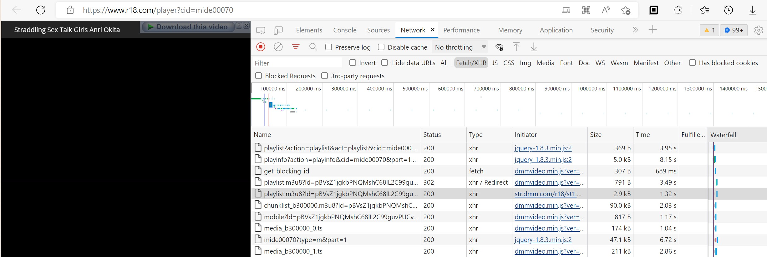 How to capture the m3u8 request · Issue #3 · Xavier-Lam/r18-ripper · GitHub