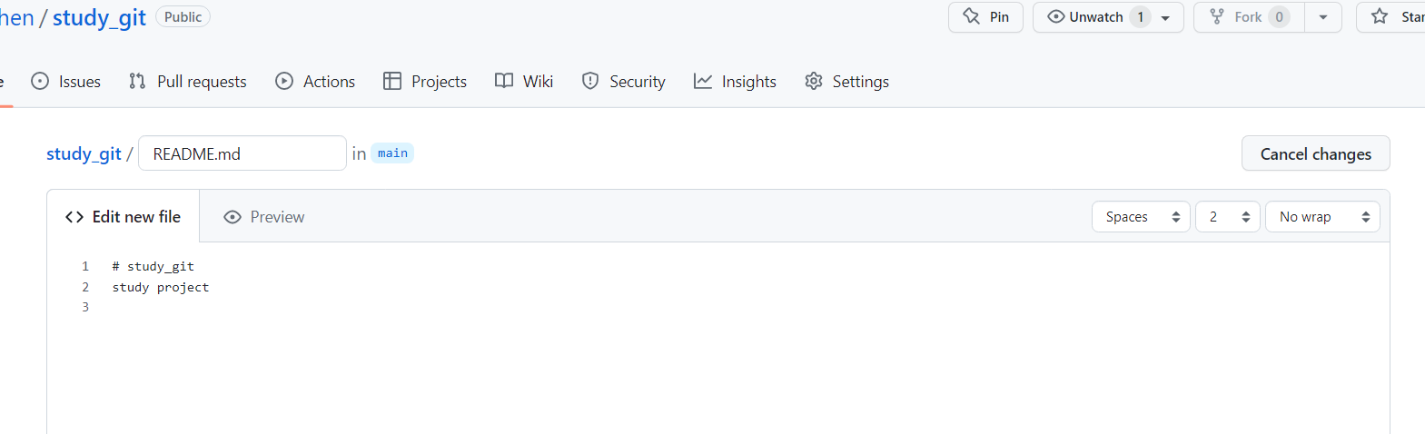 GitHub - yyfchen/study_git: study project