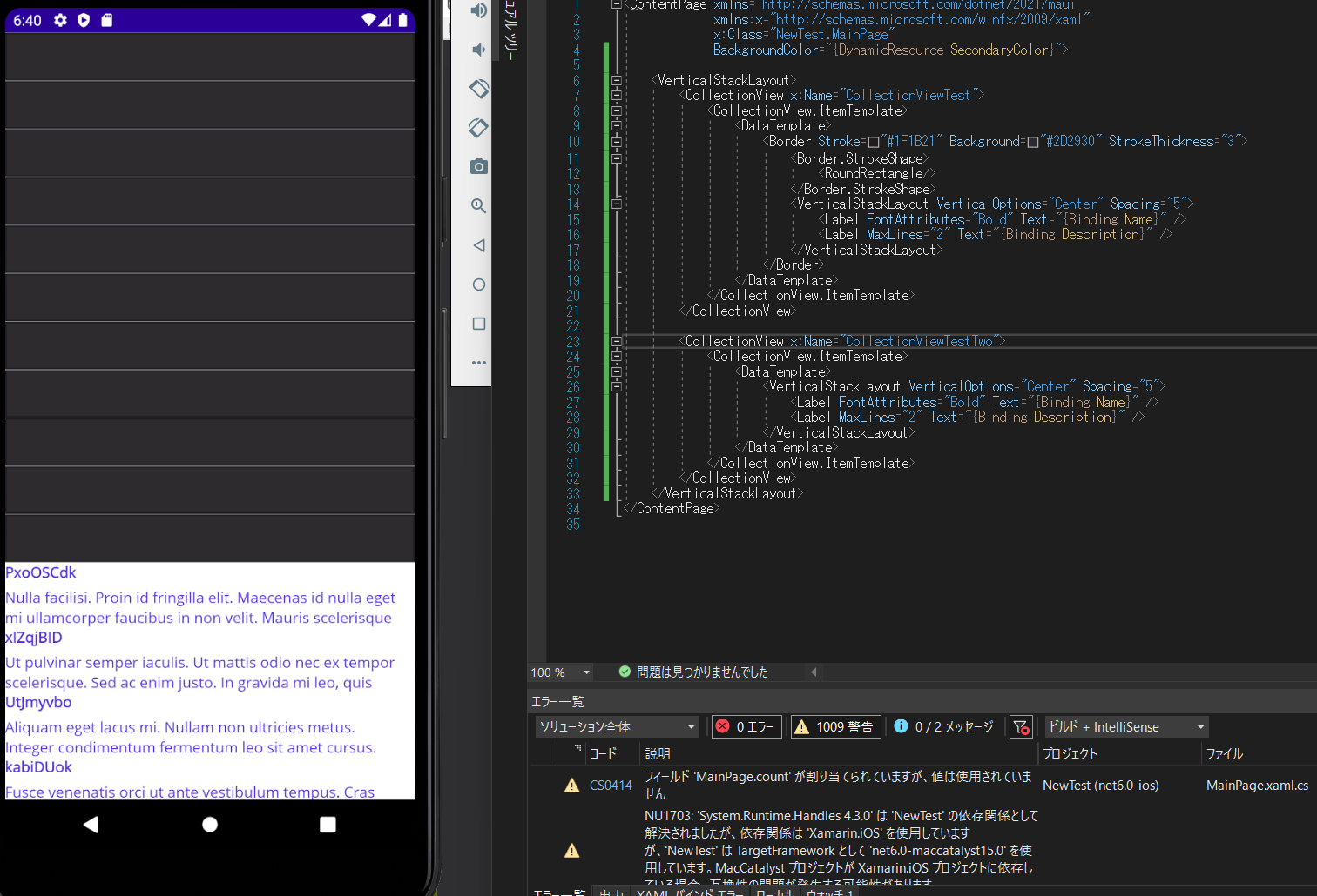 [Bug] Elements wrapped with Border inside of CollectionView don't render. · Issue #2693 · dotnet ...