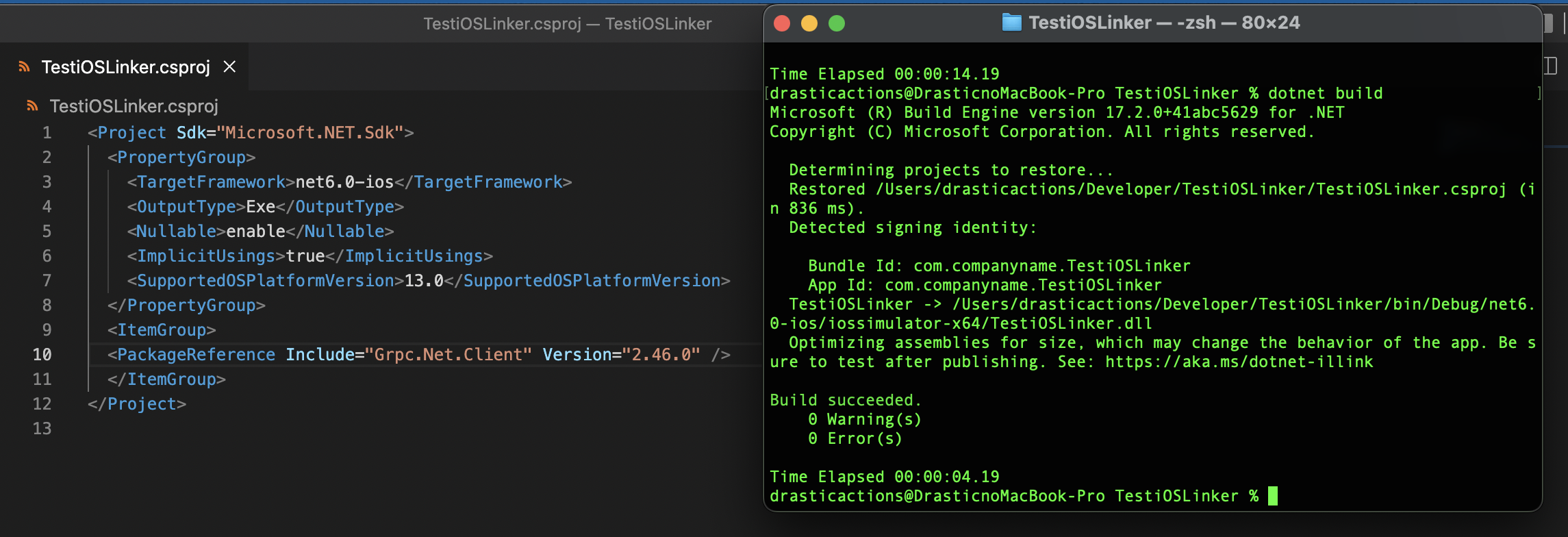 iOS Linker doesn't work with Grpc.Core · Issue #7437 · dotnet/maui · GitHub