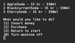 GitHub - IdasJohansson/TheVendingMachine: Inlämningsuppgift Automat Konsol i kursen avancerad ...