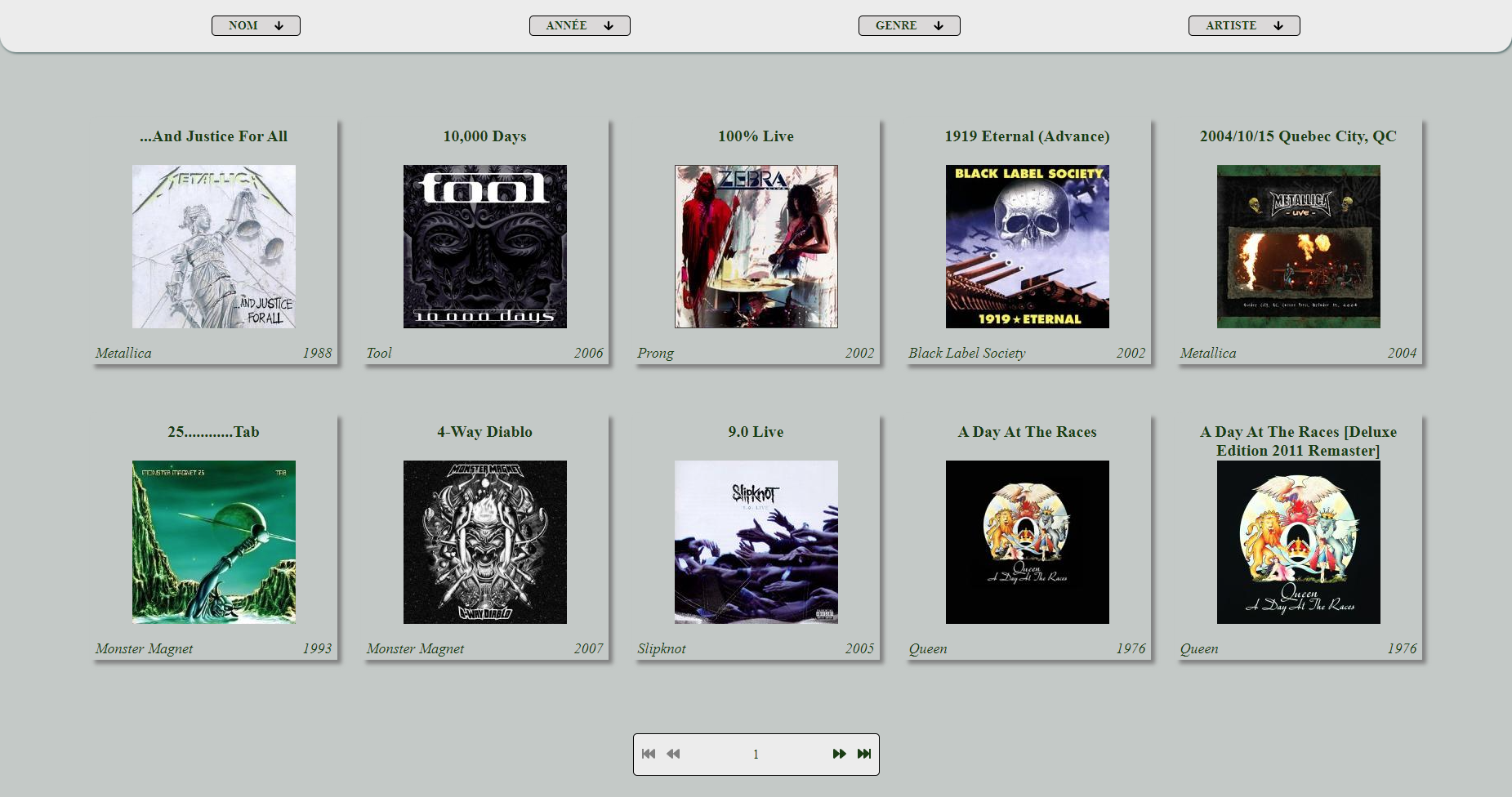 GitHub - mena0018/React-Album-Explorateur: Allows to display and ...