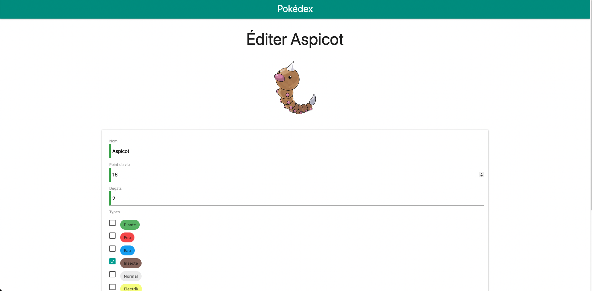 GitHub - mena0018/Pokedex-Angular: Réalisation d'une CRUD Application : Pokémons avec Angular.