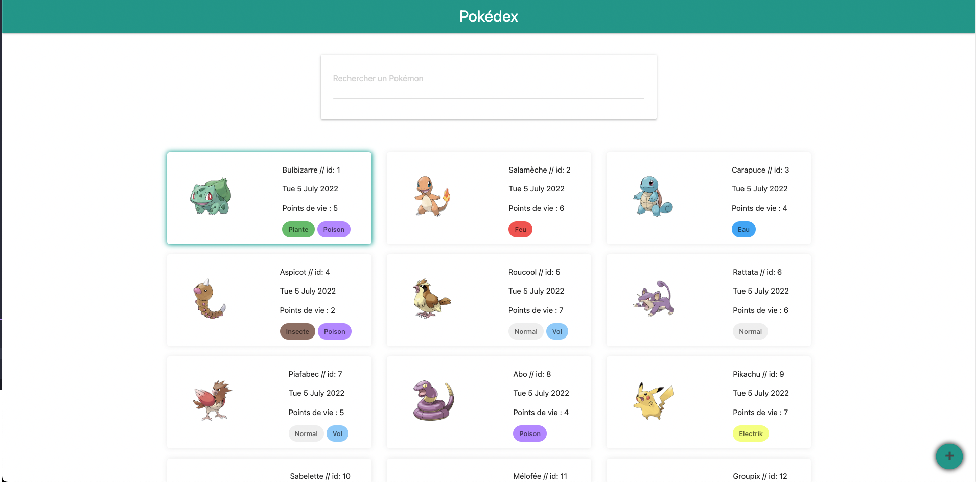 GitHub - mena0018/Pokedex-Angular: Réalisation d'une CRUD Application : Pokémons avec Angular.