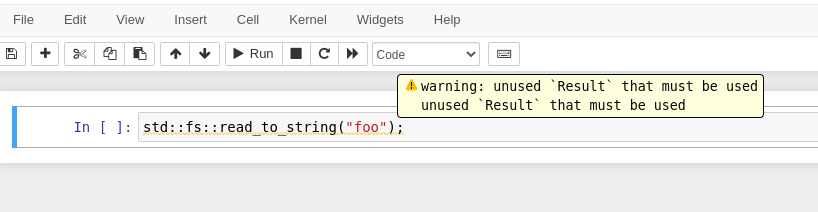 Show compiler warnings · Issue #238 · evcxr/evcxr · GitHub