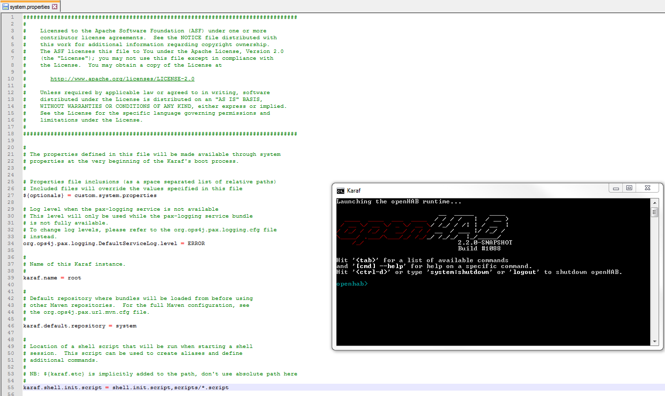 Error Message In Karaf Console On Windows 10 · Issue 530 · Openhabopenhab Distro · Github