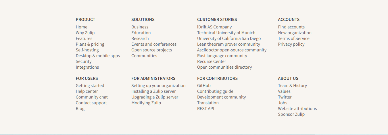 Landing Page Design Issues · Issue 23914 · Zulip Zulip · Github
