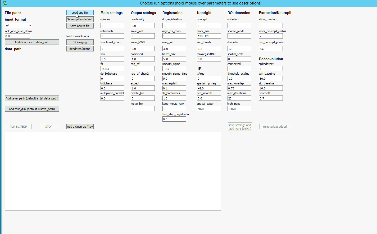 Error in loading ops file · Issue #629 · MouseLand/suite2p · GitHub