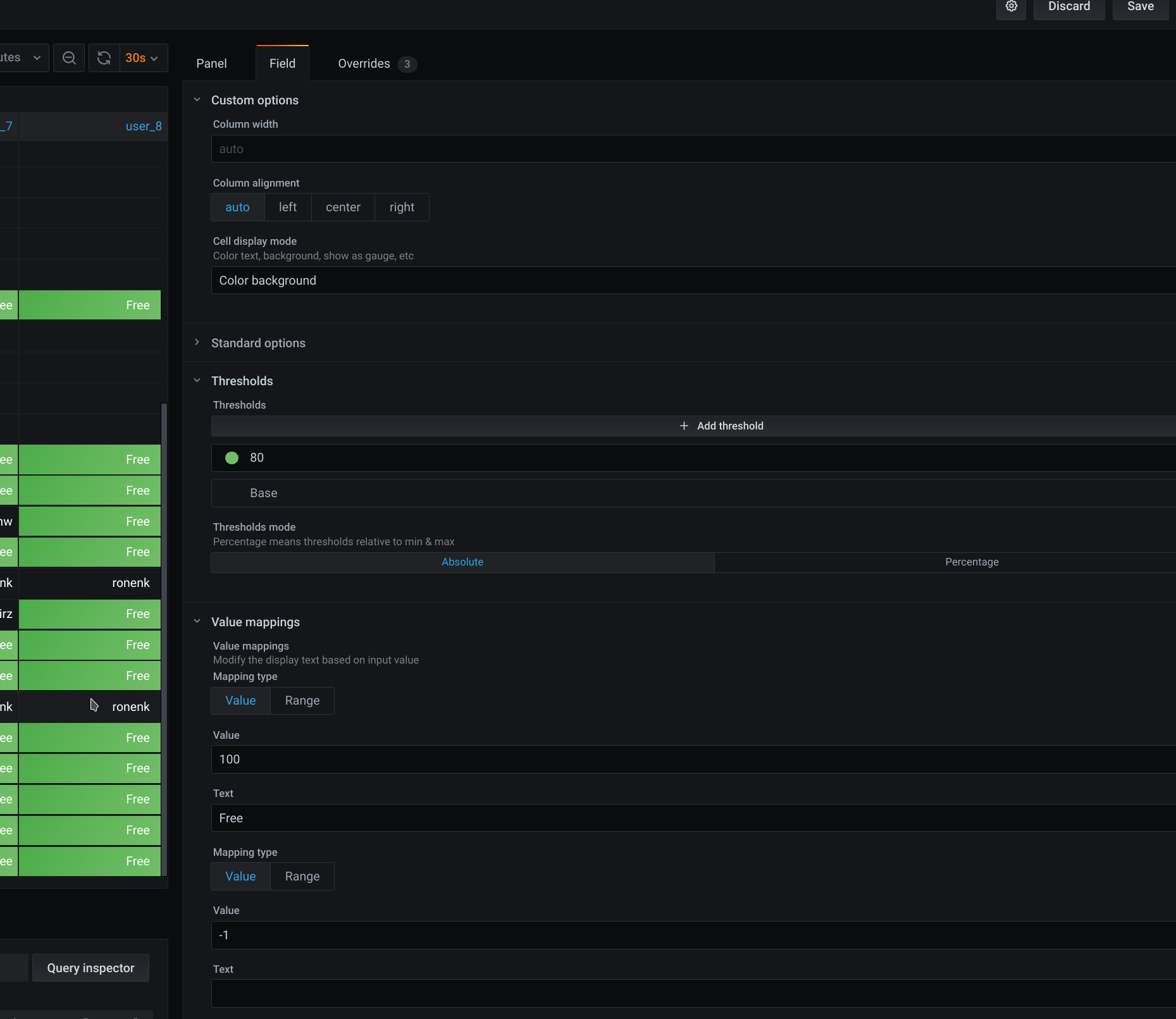 For type String there is no threshold option to colors · Issue #79 · briangann/grafana-datatable ...