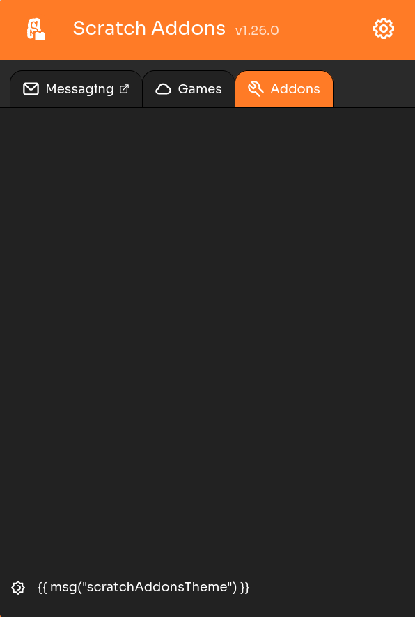 Untranslated theme text in popup · Issue #4558 · ScratchAddons/ScratchAddons · GitHub