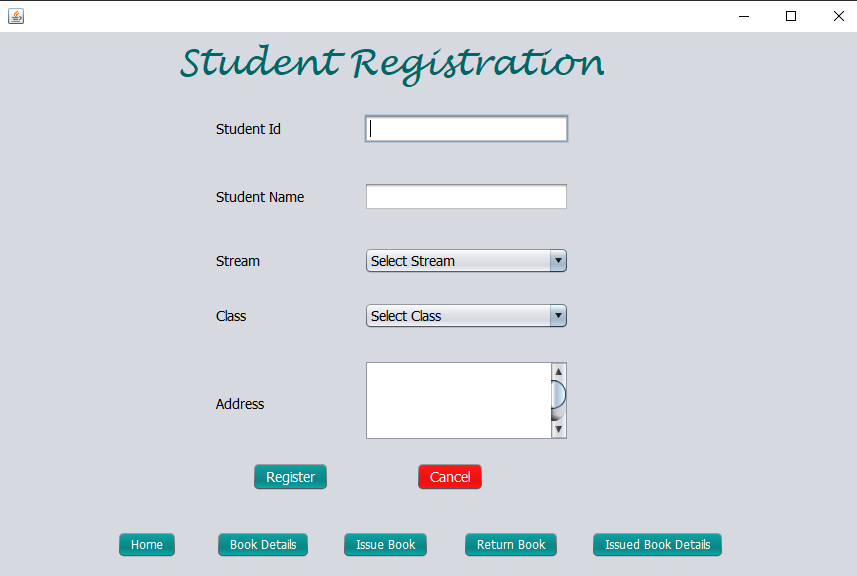 GitHub - CHANDRIKA5687/LibraryManagment