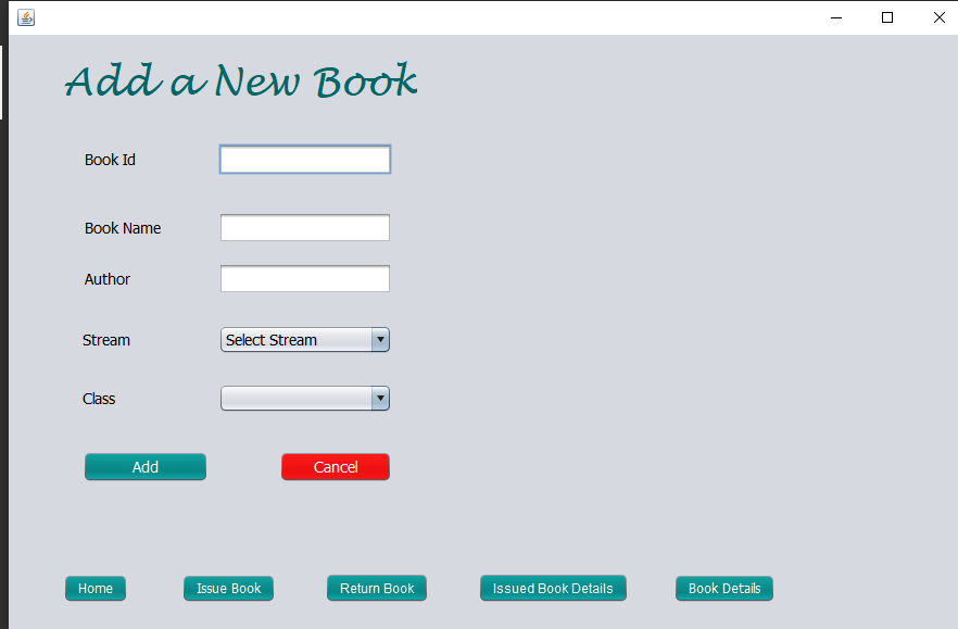 GitHub - CHANDRIKA5687/LibraryManagment