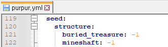 buried_treasure, mineshaft config still exists (overlap option) · Issue #1223 · PurpurMC/Purpur ...