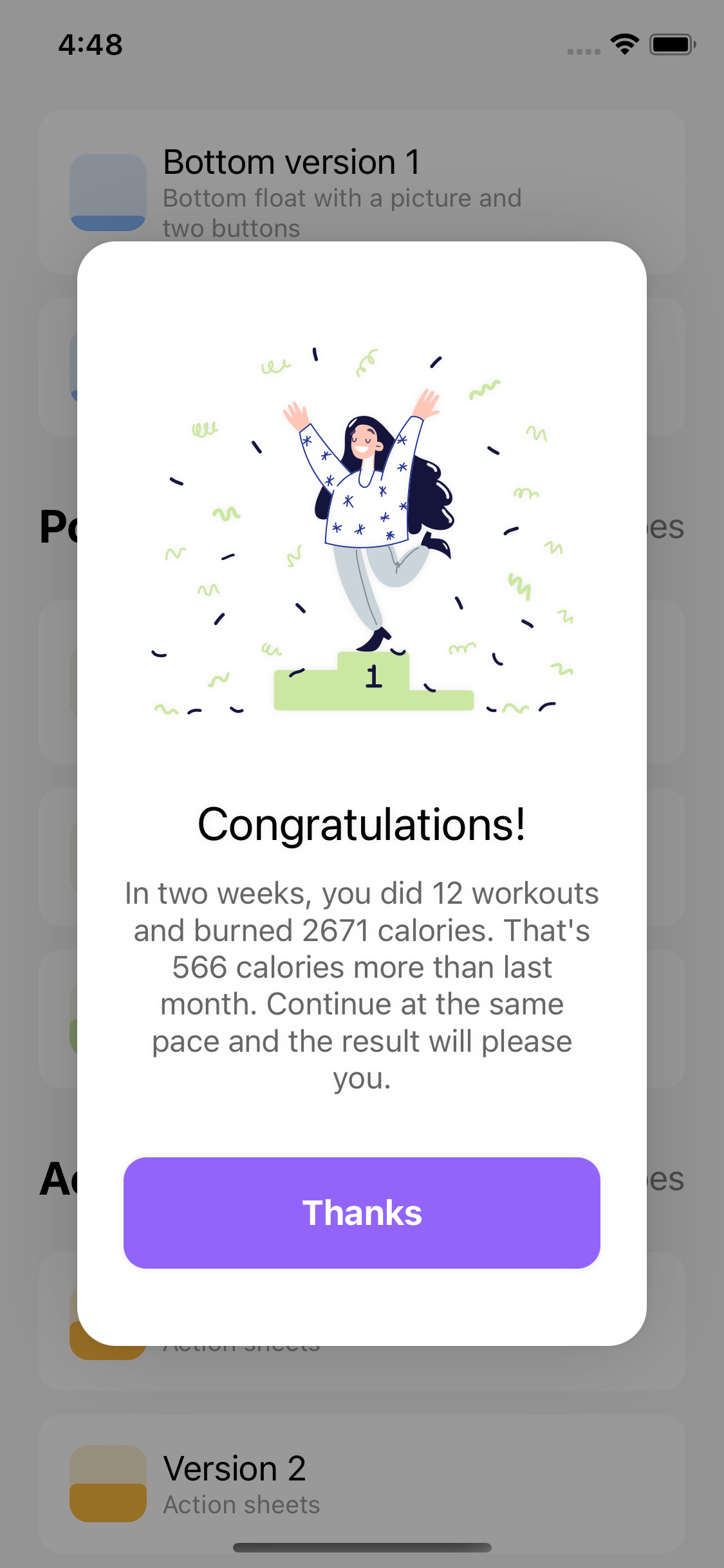 Popup view frame is not centered when device orientation is horizontal · Issue #110 · exyte ...