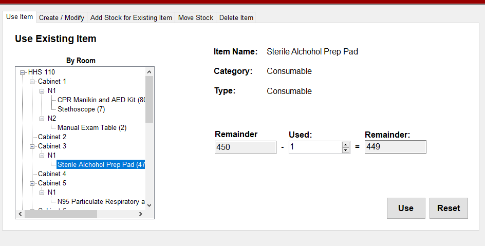 Bug - Manage Inventory - Use Inventory - Using Inventory adds items instead of removing items ...