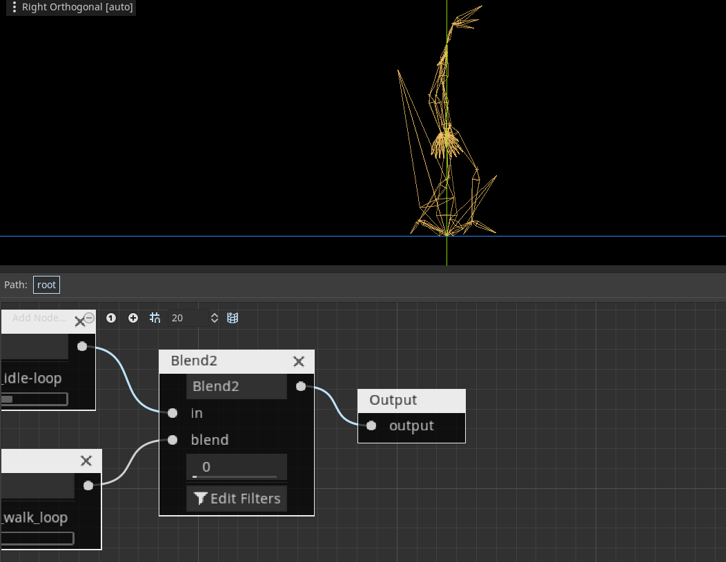 Bad mixing of animations and missing bones from some imported .glb files · Issue #59176 ...