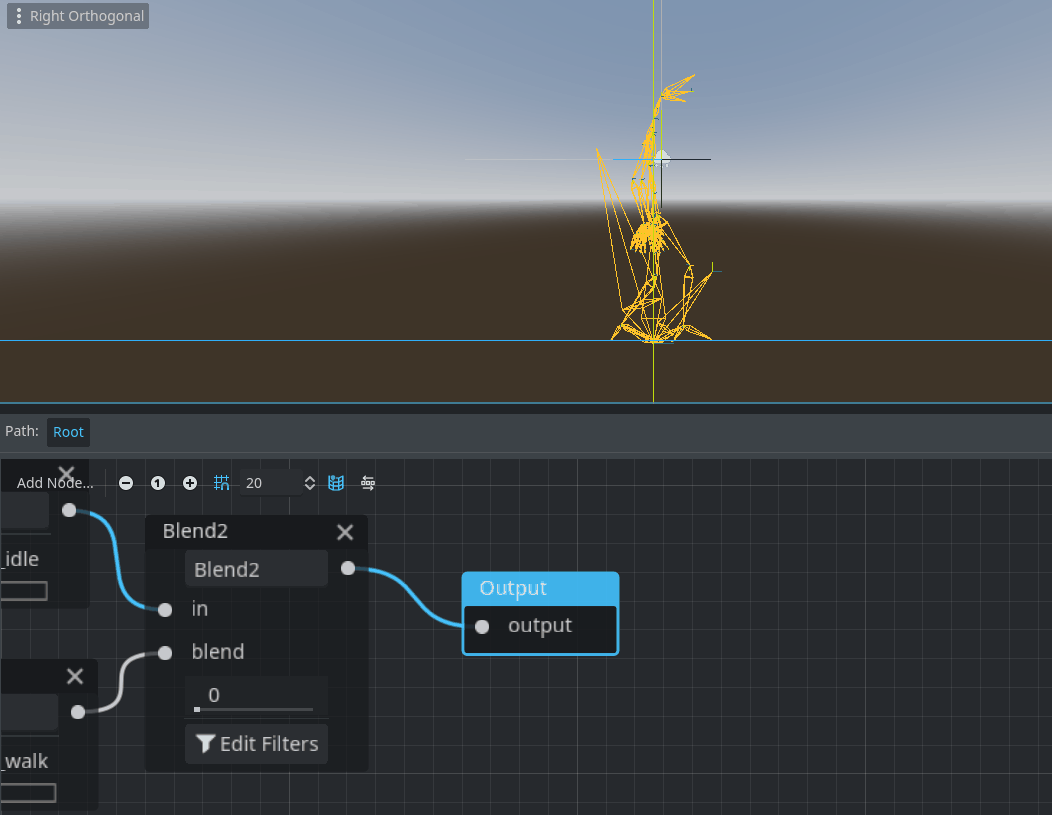 Bad mixing of animations and missing bones from some imported .glb files · Issue #59176 ...