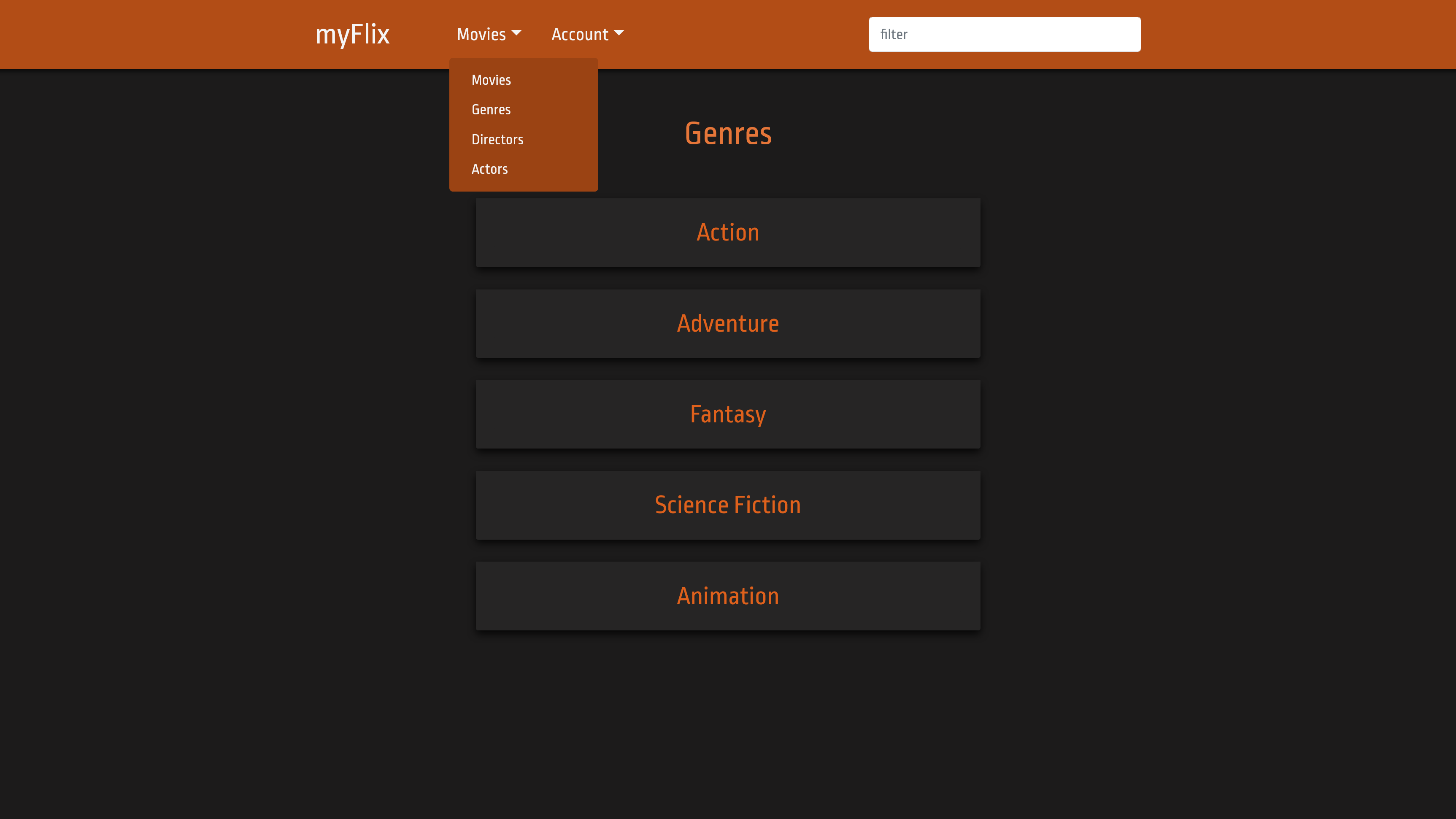 GitHub - nightorb/myFlix-client: SPA with routing, rich interactions, several interface views ...
