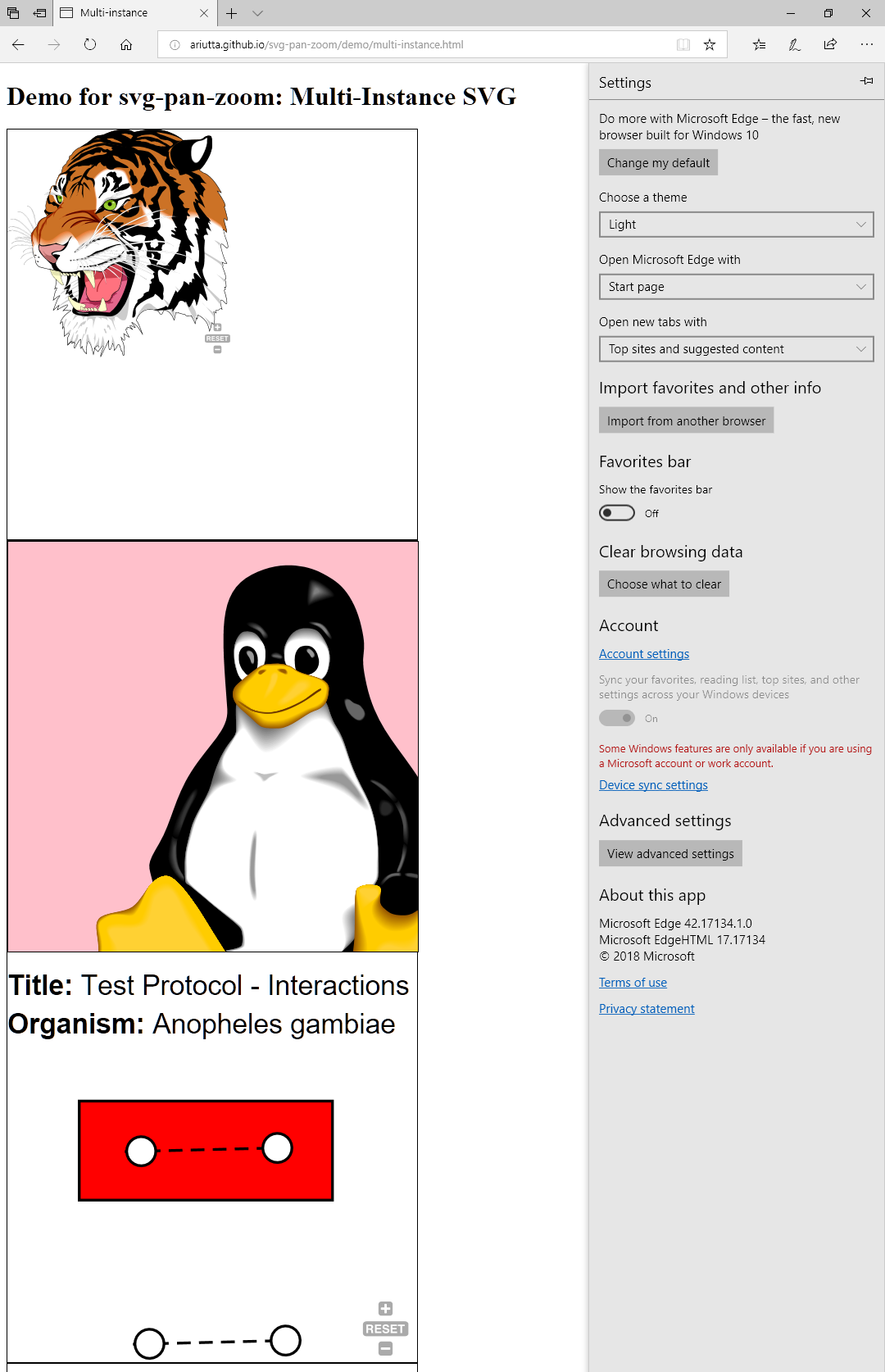 Partially broken in Microsoft Edge 17134 (Windows 10 April 2018 Update) including demos · Issue ...