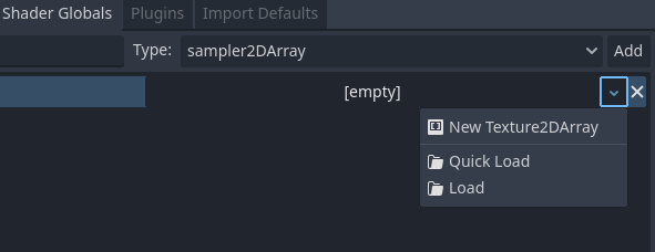 Shader Globals Sampler2DArray Options Don't Match Shader Uniform Param Options · Issue #63782 ...