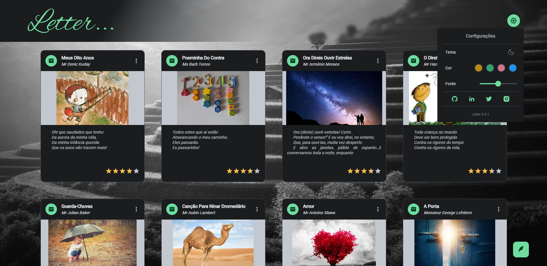 GitHub - SilvioCavalcantiBonfim/letter: ️ Letter tem o objetivo de ser ...
