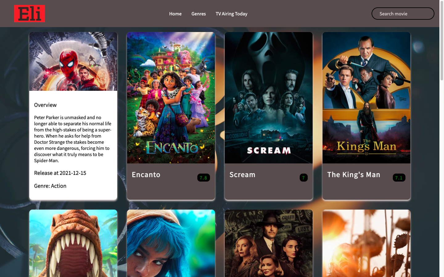 GitHub - eljafari/MovieDatabase-TMD-API