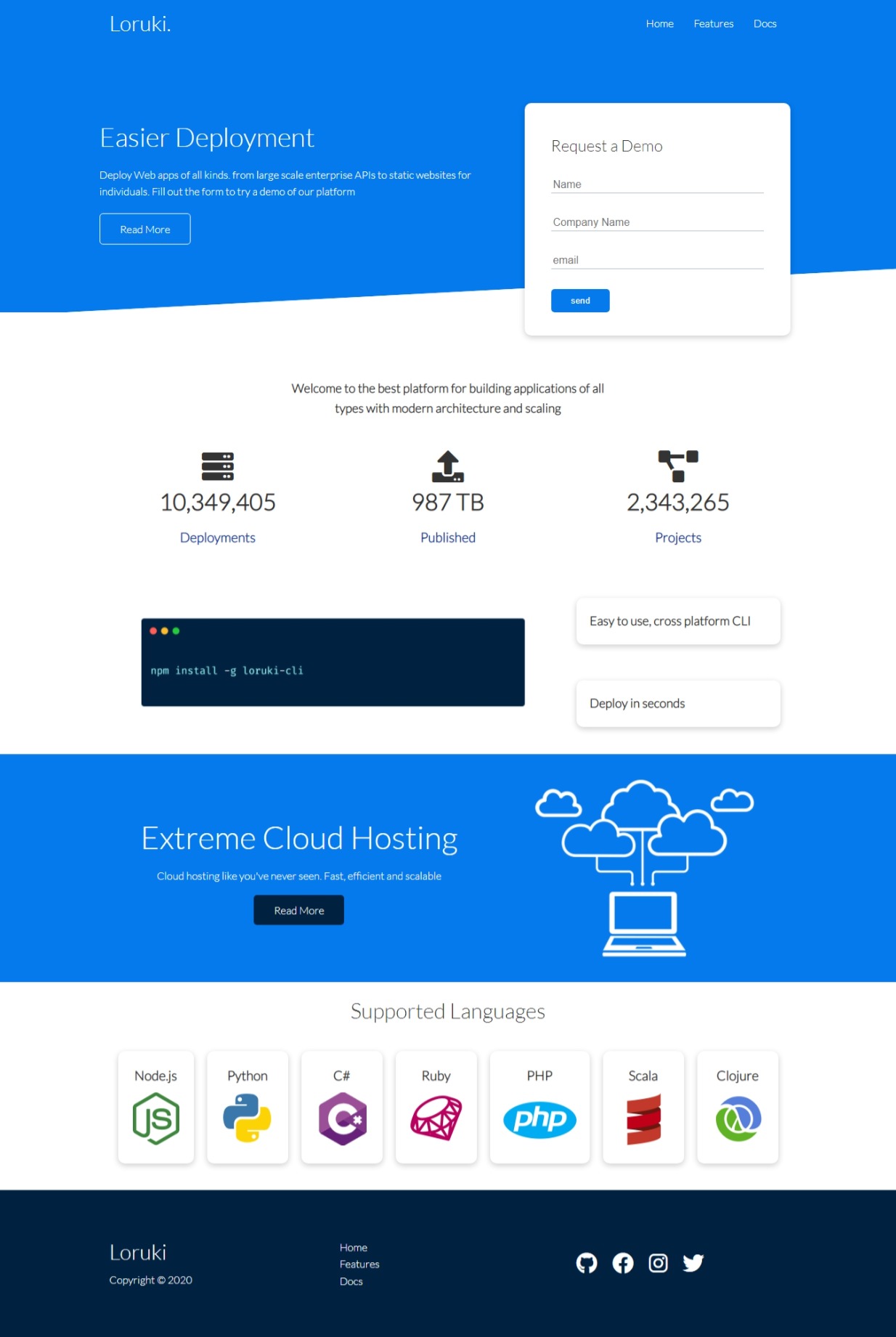 GitHub - ramroming/Loruki-website: Designed the front-end of this app while following ...