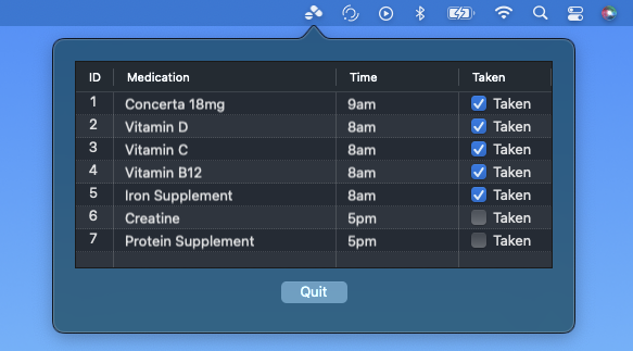 GitHub - NealePT/MedTracker