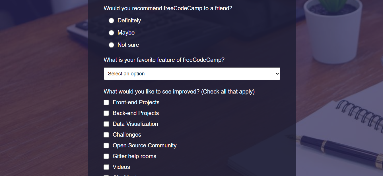GitHub - josealex7/SurveyForm