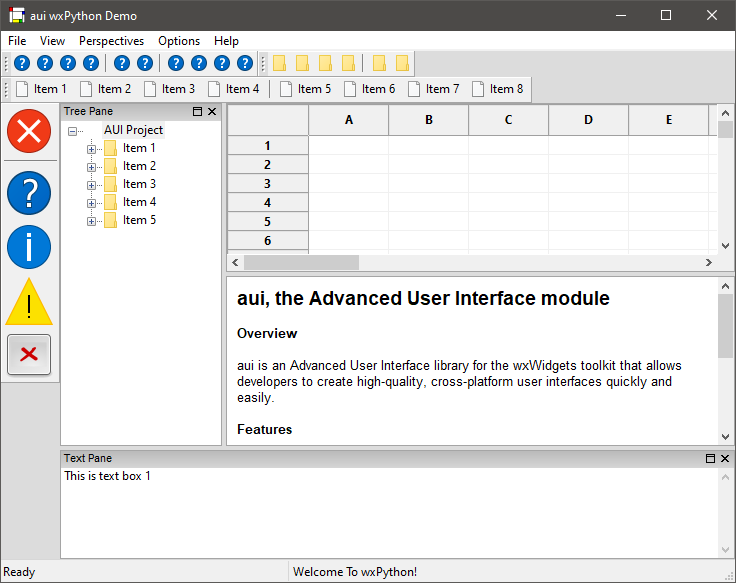 wxAui: Allow restriction of where a given floating pane can dock ...