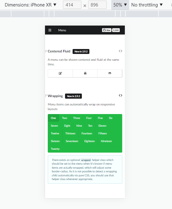 [bug?] By default, MENU items are not reponsive? · Issue #2775 ...