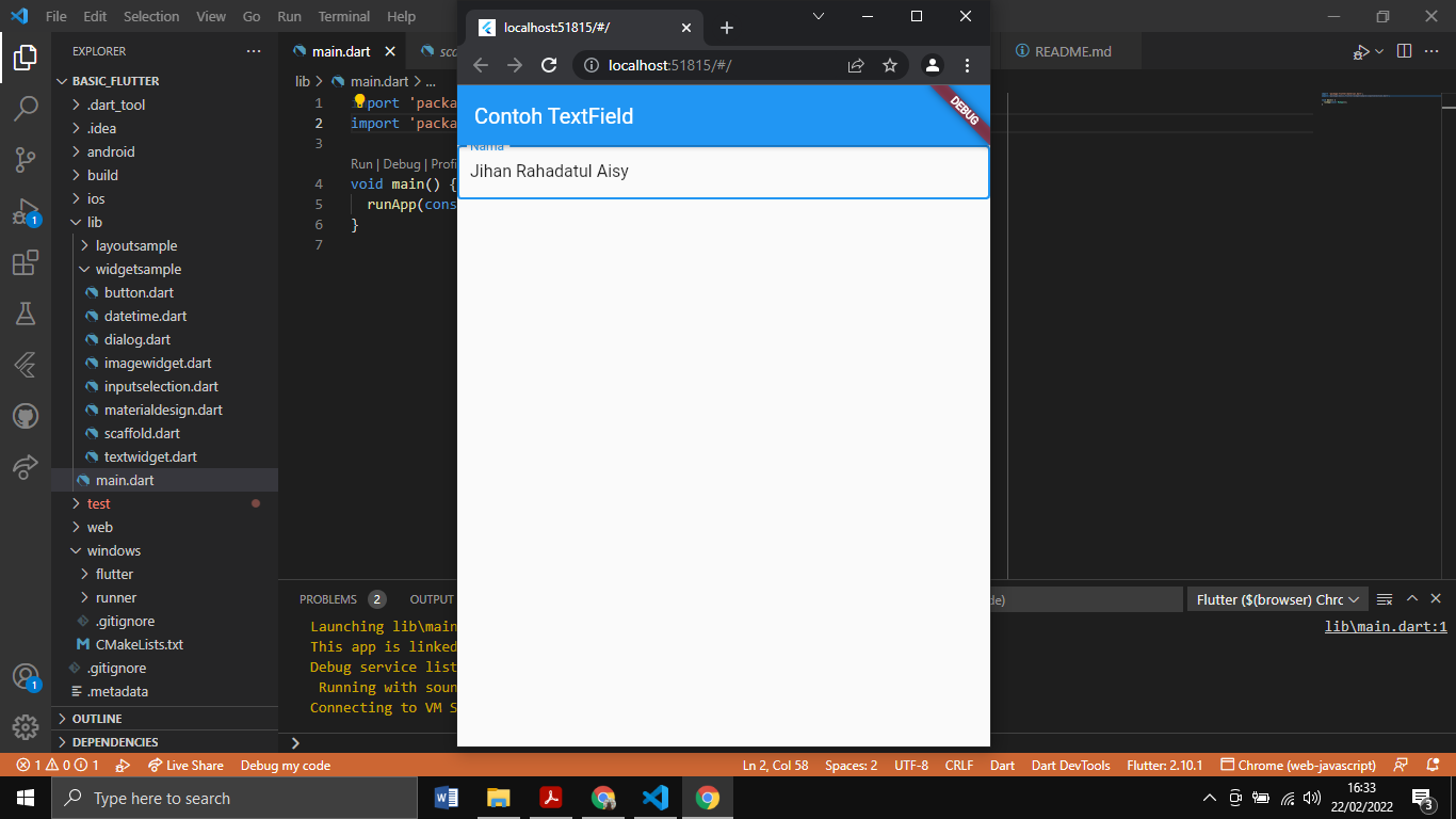 GitHub - Jihanra/02-basic-flutter: Pemrograman Mobile